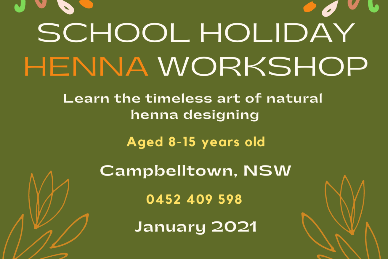 Henna Workshop (January 2021) | Melbourne Henna Artist | The Henna Realm